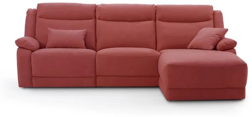Pregio Italia sofa&relax Velká sedací souprava Comfort Provedení: 2 místná + lehátko, Vzorník látek: tekno fibra 11 brown