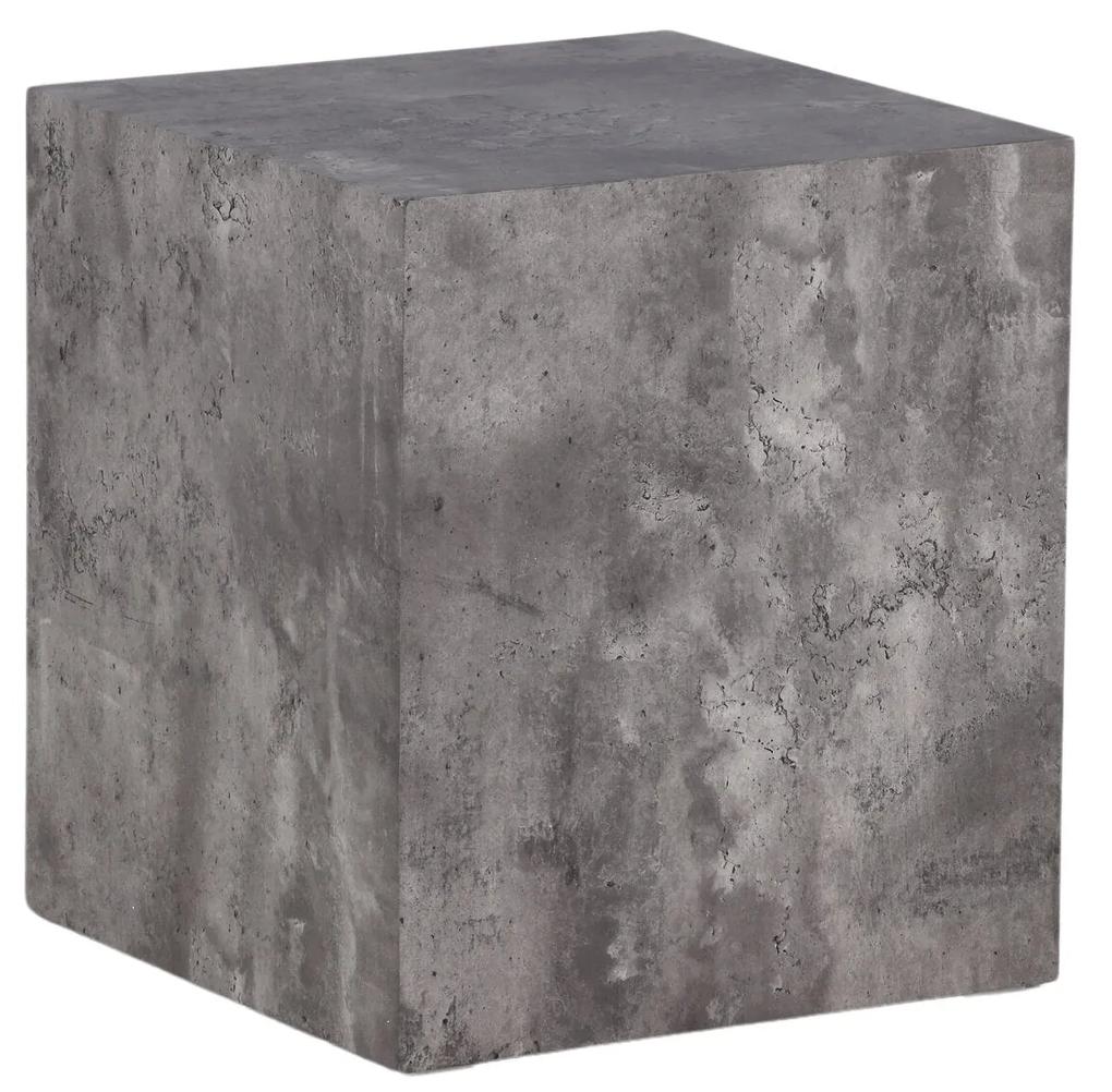 Konferenční stolek York, tmavě šedý, 40x40