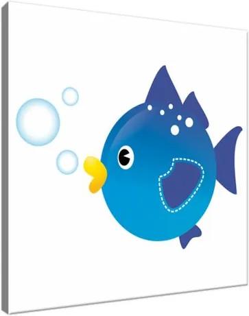 Tištěný obraz Modrá rybka 30x30cm 3097A_1AI