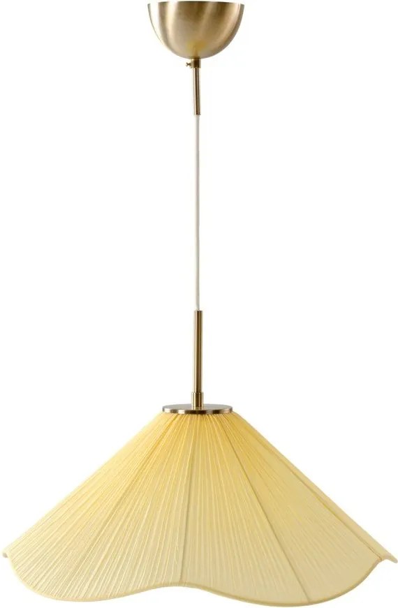 Žluté látkové závěsné svítidlo ø 50 cm Lunaria – Jotex