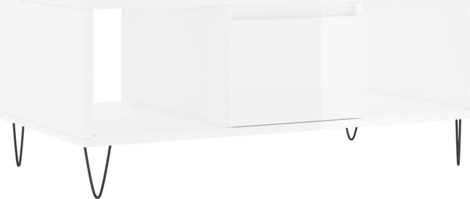 vidaXL Konferenční stolek 90x50x36,5 cm kompozitní dřevo [830590] Barva: Černá