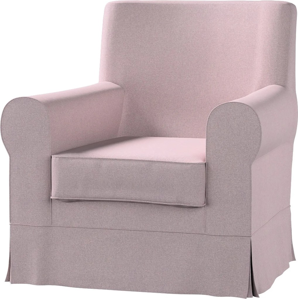 Potah na křeslo IKEA Ektorp Jennylund barva růžová látka pletený vzor