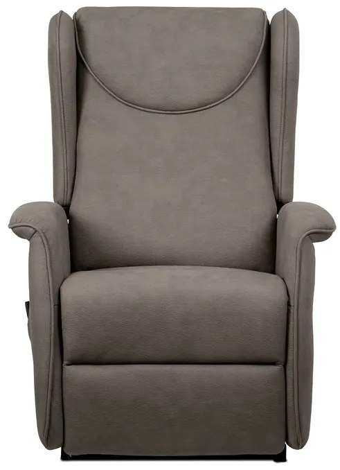 Polohovací křeslo, elektrické kabelové ovládání, šedá, látka, TV-1192 GREY2 Barva: šedá