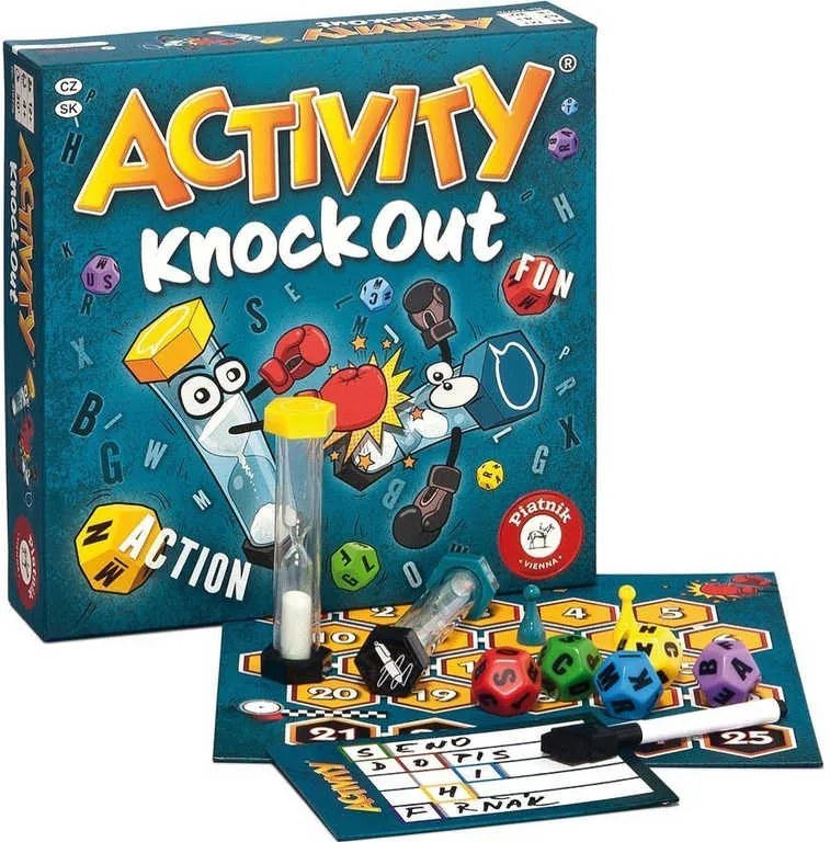 PIATNIK Hra ACTIVITY Knock Out *SPOLEČENSKÉ HRY* pi7197