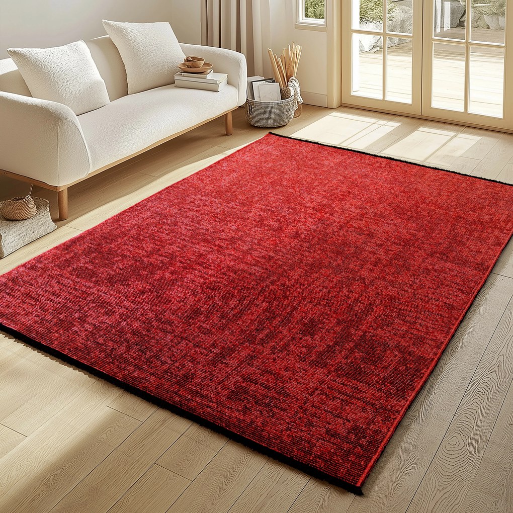 Ayyildiz, Kusový koberec Space 1900 red, 120x170, červená, chodba / předsíň