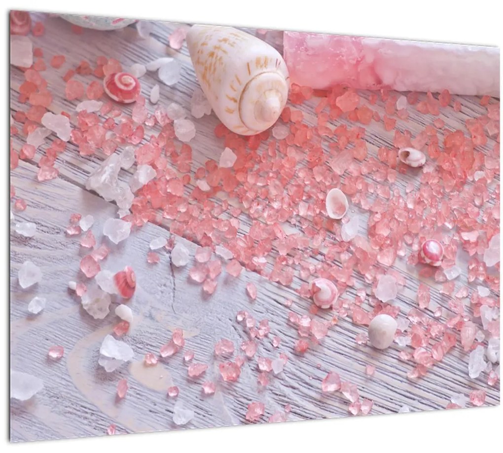 Obraz - Přímořská atmosféra v růžových odstínech (70x50 cm)