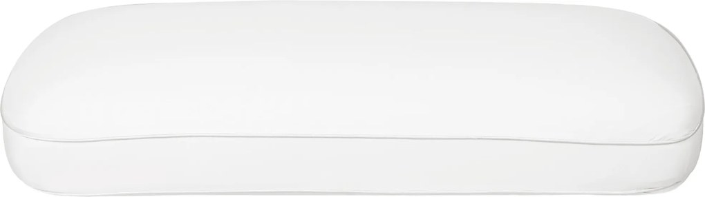 HOMCOM viskoelastický polštář 91x40 cm z paměťové pěny s ergonomickým designem pro spaní na boku a na zádech, krémový