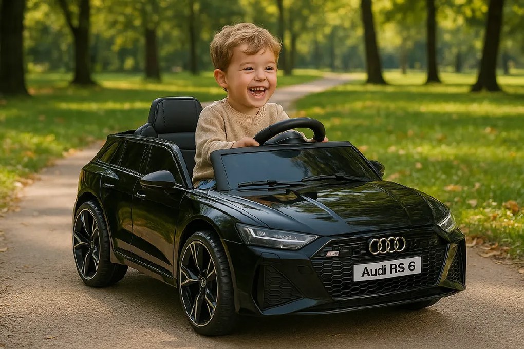 Elektrické autíčko Audi RS 6 černé