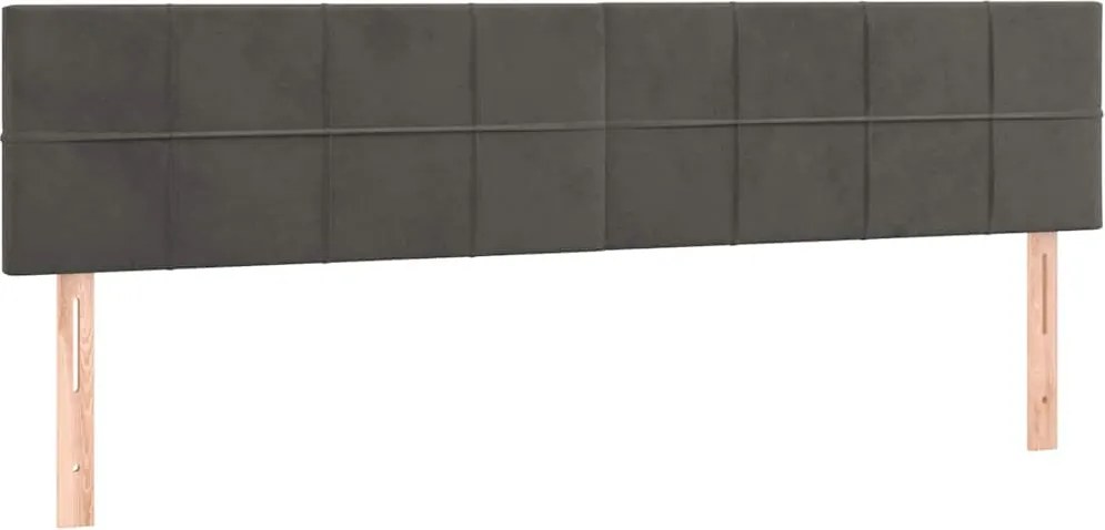 Box spring postel s matrací tmavě šedý 120x190 cm samet 3270470