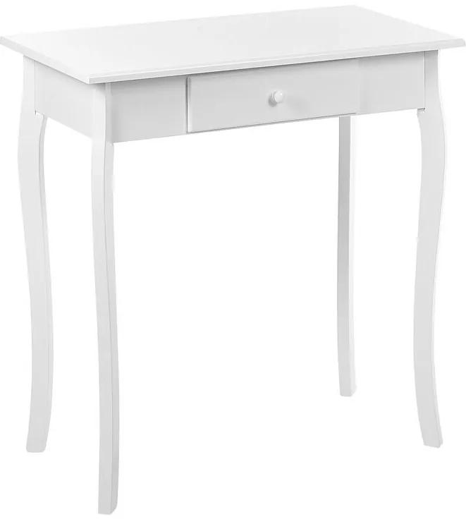 Konzolový stolek se zásuvkami bílý ALBIA Beliani