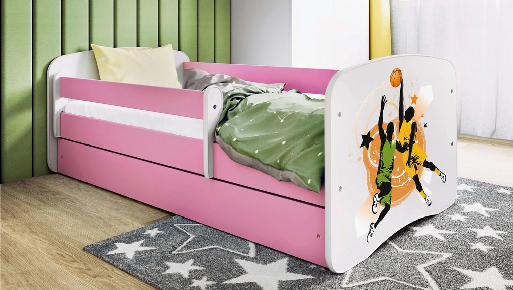 XXXLutz POSTEL PRO DĚTI A MLÁDEŽ 80/160 cm, bílá, pink MID.YOU - Dětské pokoje sestavy - 002142000276