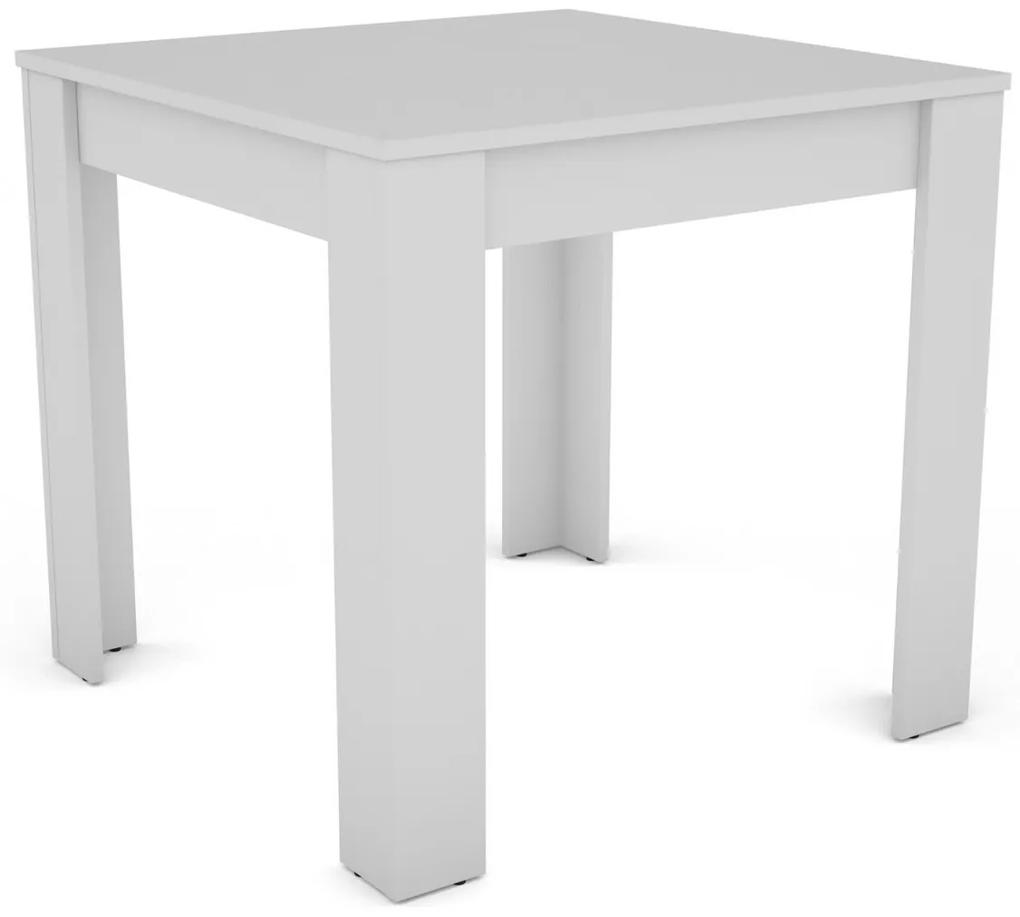 Jídelní stůl David 80x80 cm, bílý