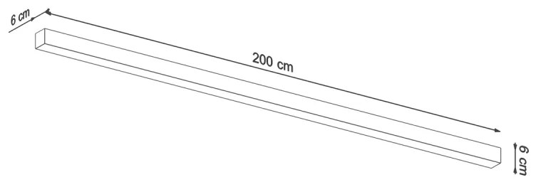 PINNE 200 Nástěnné světlo, šedá TH.236 - Sollux