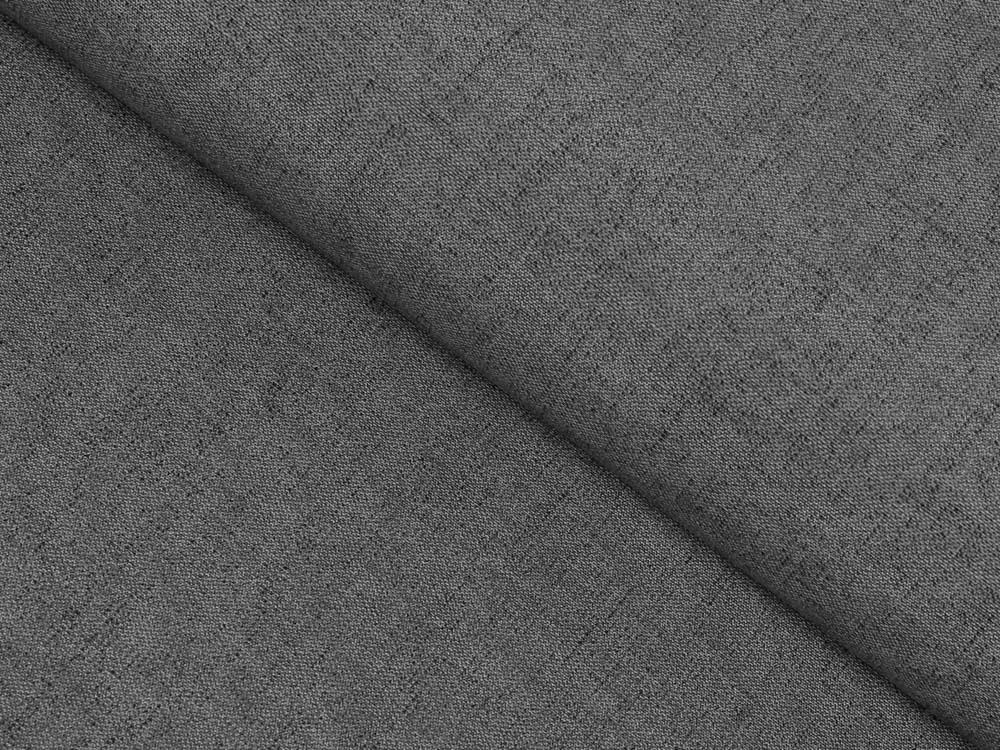 Biante Dekorační povlak na polštář s lemem Porto PRT-021 Tmavě šedá režná 50 x 50 cm