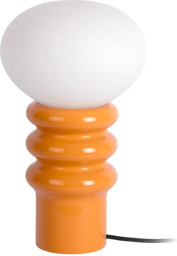 Oranžová keramická stolní lampa (výška 33,5 cm) Catania Aro – Leitmotiv