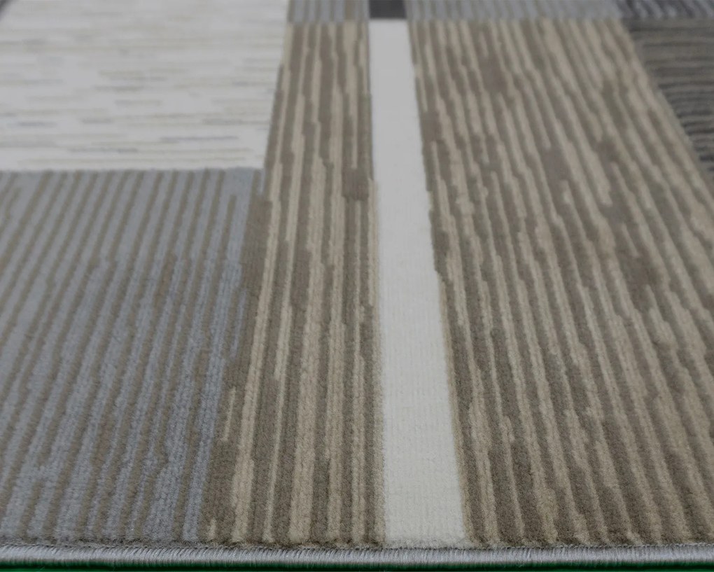 BE Koberec Lotus 9303 BEIGE - béžový šedohnědý obdélníkový Rozměr: 50x80 cm