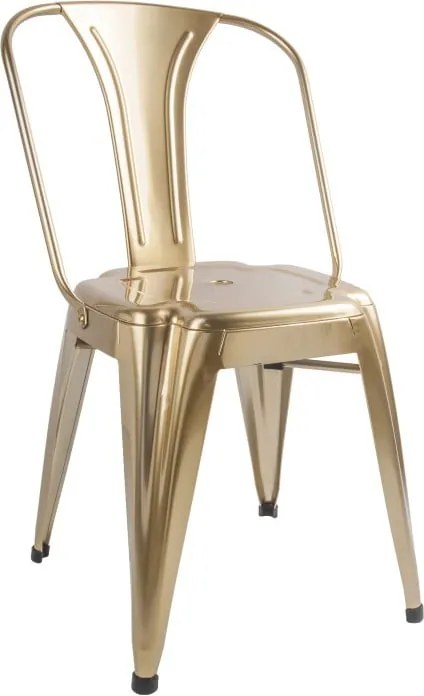 Židle v bronzové barvě Leitmotiv Dazzle
