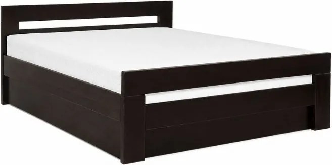 Postel z masivu K6 BOX - buk 160 × 200 cm Buk natural