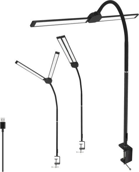 Brilagi - LED Stmívatelná stolní lampa USB VARIO LED/14W/5V 3000-6000K černá
