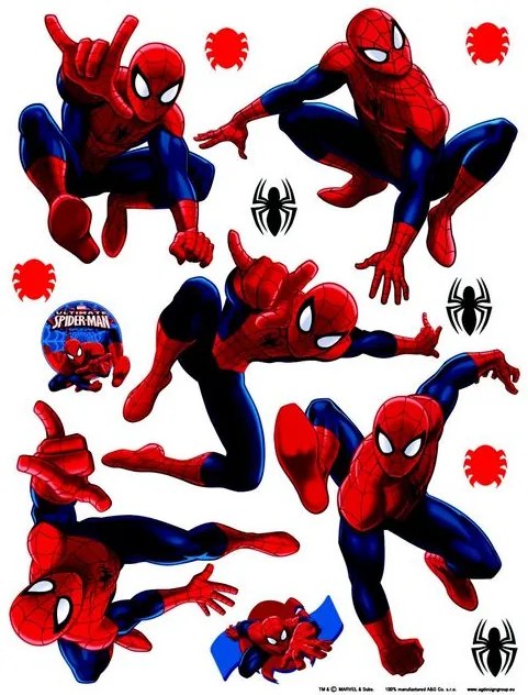 Samolepící dekorace dětská Disney Spiderman DK 1713, Rozměry 65x85cm