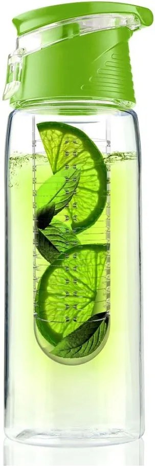 Zelená lahev Asobu Flavour It 2 Go, 600 ml