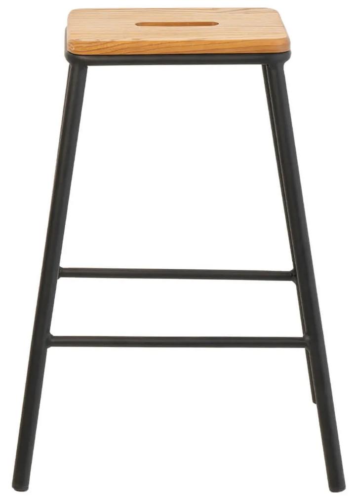 Barová židle vanyl 67 cm černá MUZZA