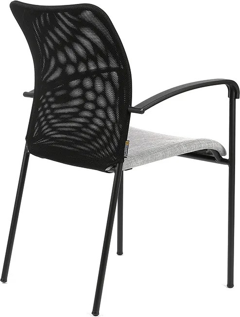 Jednací kovová židle Office Pro TRITON SL – s područkami, více barev F85 černá