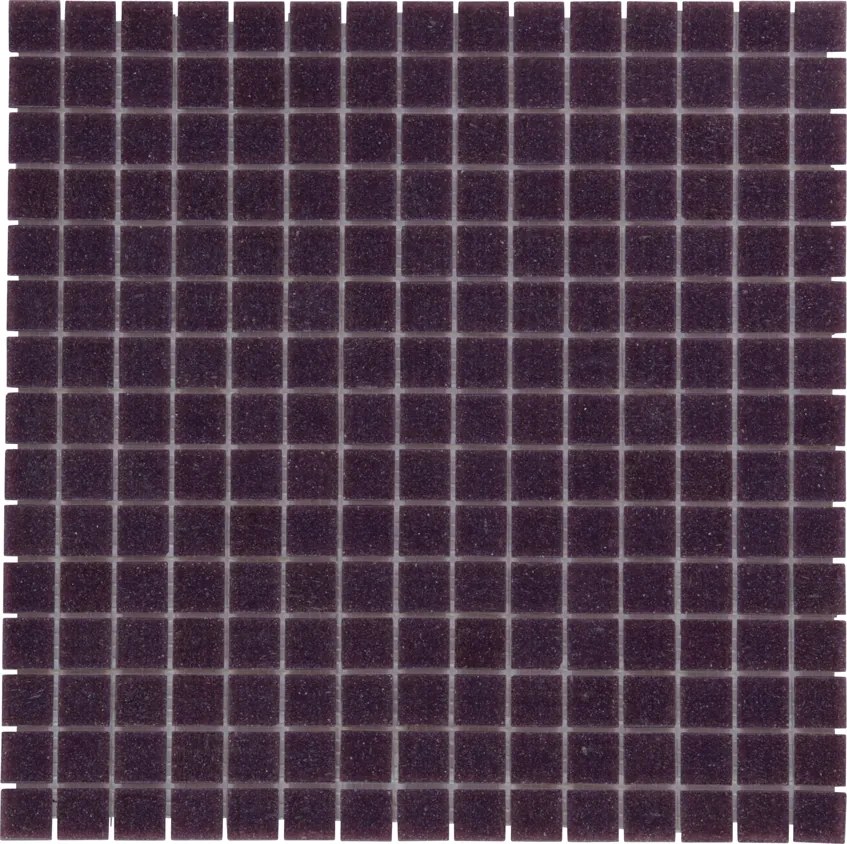 The Mosaic Factory Obklad mozaika skleněná fialová Dark Purple 2x2 (32,3x32,3) cm - GM21