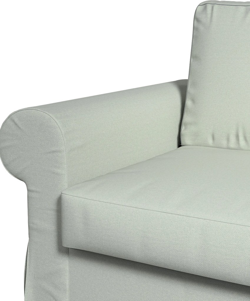 Potah na pohovku IKEA Backabro 2-místná, rozkládací barva modrá látka pletený vzor