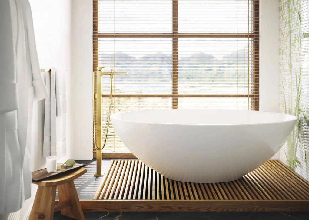 Hansgrohe AddStoris , držák na ručník, leštěný vzhled zlata, HAN-41747990
