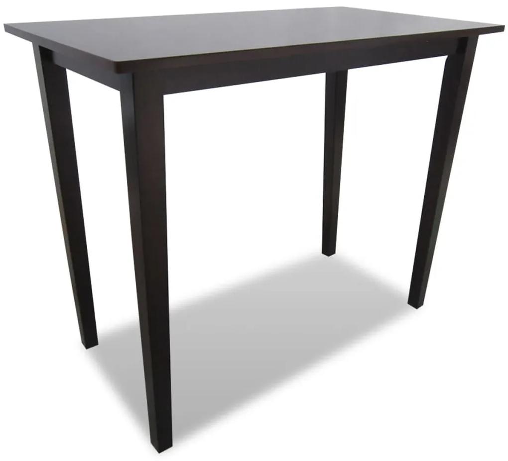 Hnědý dřevěný barový stůl,  241703
