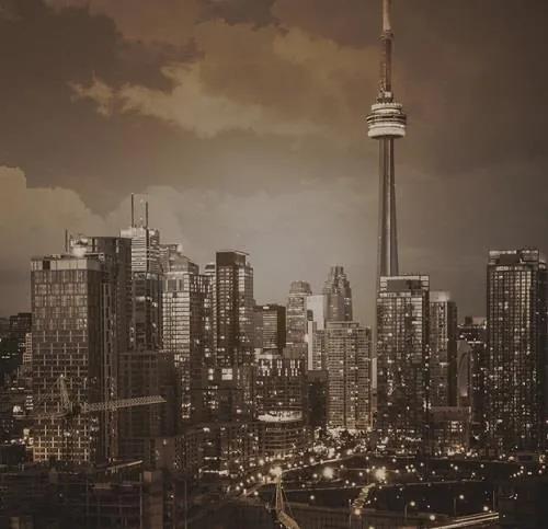 Luxusní vliesové fototapety Toronto - černobílé, rozměr 279 cm x 270 cm