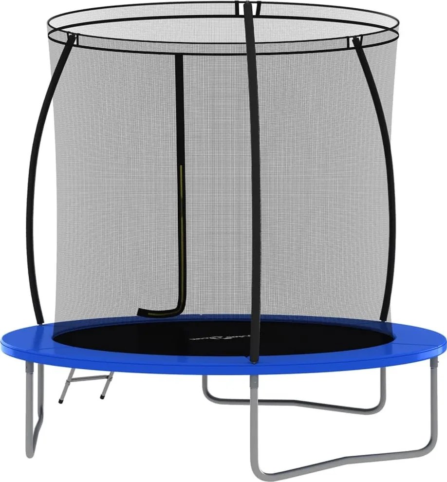 vidaXL Trampolína s příslušenstvím kulatá 244x55 cm 100 kg [92453] Barva: Šedá