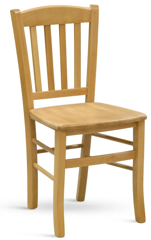 Židle PAMELA s masivním sedákem Odstín: Buk
