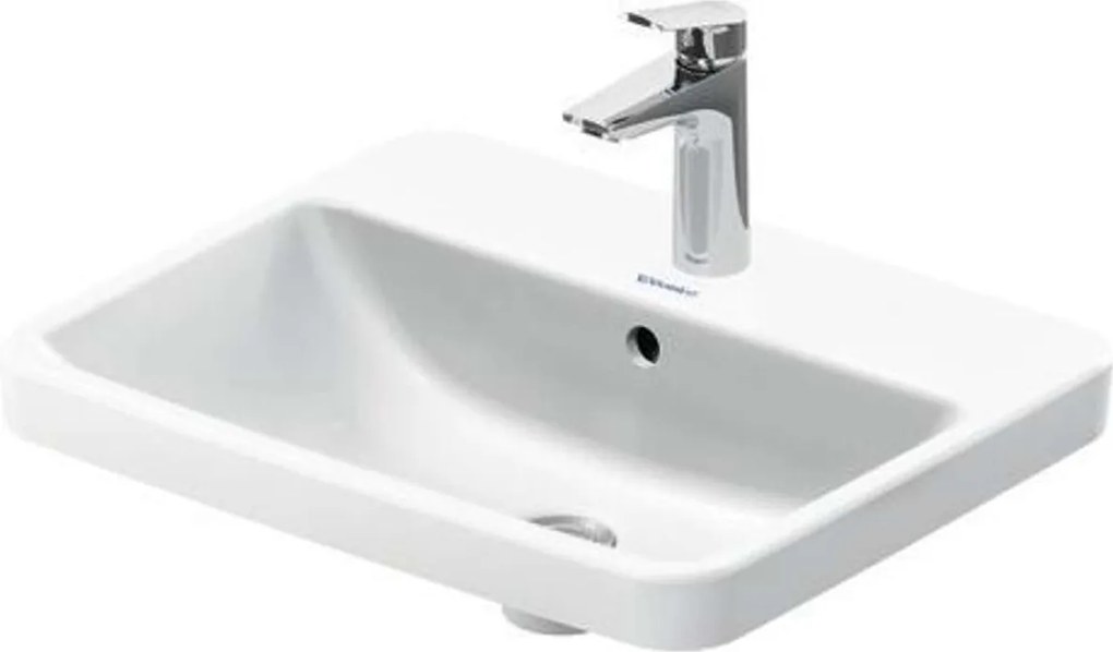Duravit Duravit No.1 - Umyvadlo 55x44 cm, s přepadem, otvor pro baterii, bílá 03555500272