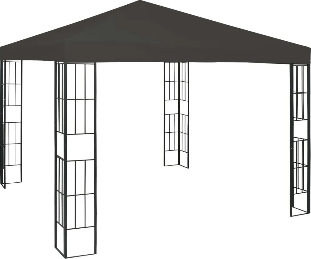 vidaXL Altán 3 x 3 m [47984] Barva: antracitová