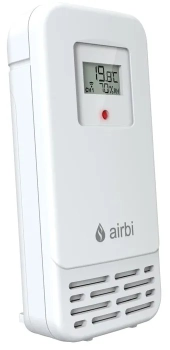 Airbi DUO Color - meteostanice se 2 bezdrátovými čidly a barevným displejem
