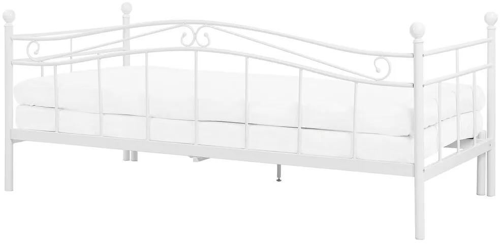 Jednolůžková postel 200 x 80 cm Toki (bílá) (s roštem). 1076250