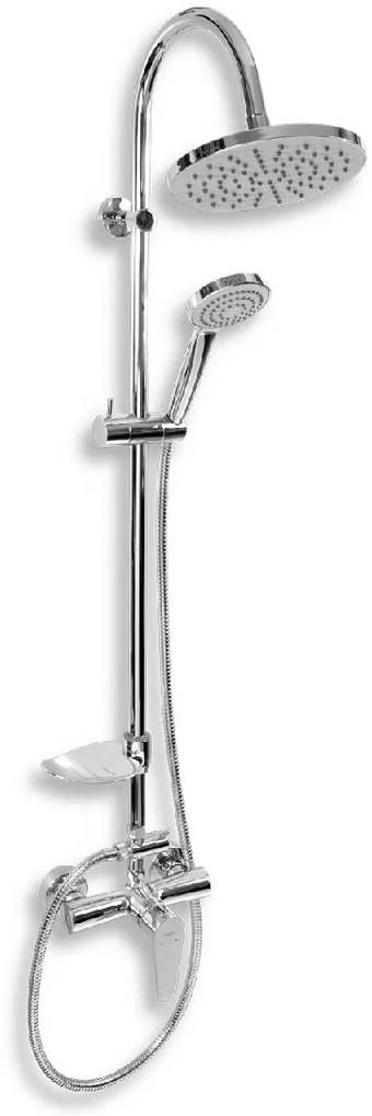 Novaservis - Sprchový set s baterií, horní připojení sprchy, chrom SET040/96,0