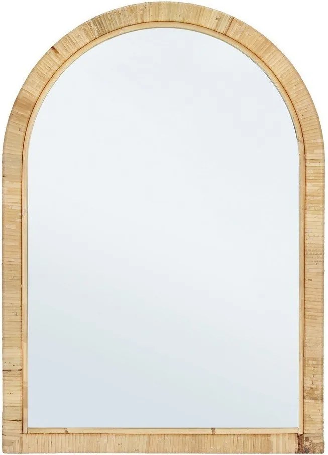 Nástěnné zrcadlo s ratanovým rámem 50x70 cm Hakima – Bizzotto