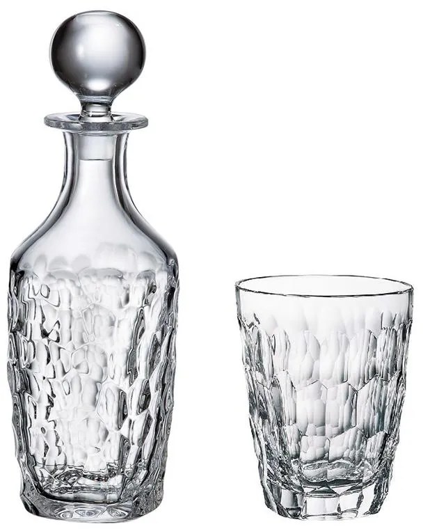 BOHEMIA MARBLE SADA NA WHISKY 1+6 KS