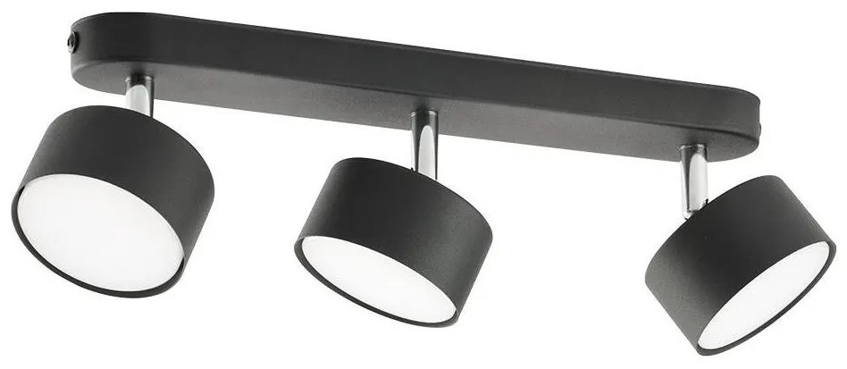 TK Lighting Bodové svítidlo CLARK 3xGX53/10W/230V černá TK3404