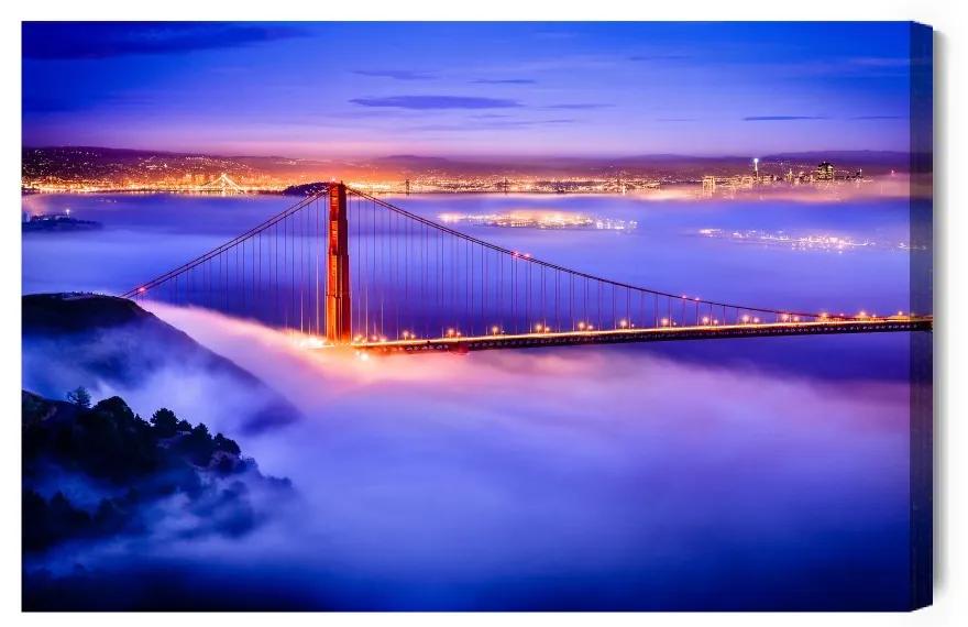 Obraz Golden Gate Bridge, San Francisco Nedostatek Nedostatek Přírodní plátno 30x20