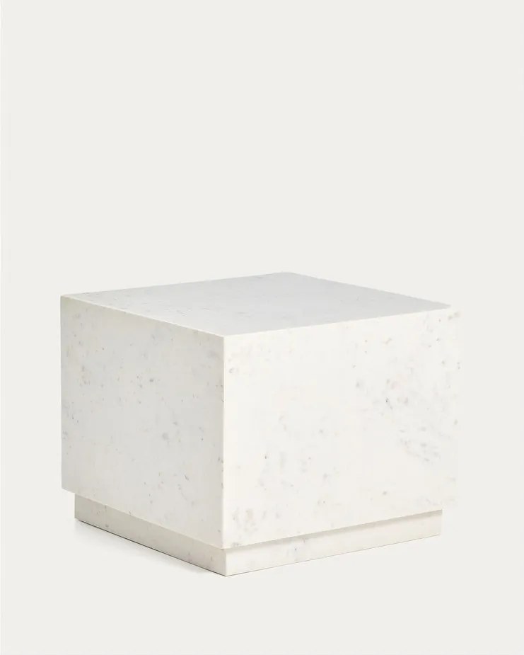 Mramorový odkládací stolek 50x50 cm Sorein – Kave Home