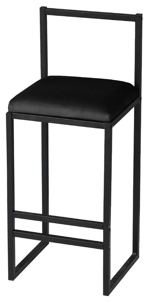 Barová židle Nathaniel (černá). 1089656