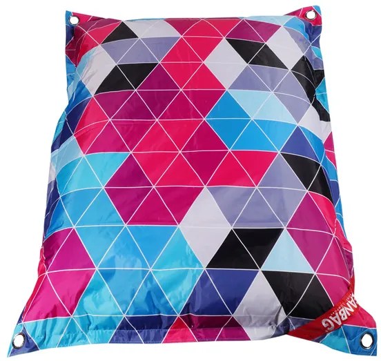 Beanbag Designový sedací vak 189x140 Triangle 2 s popruhy