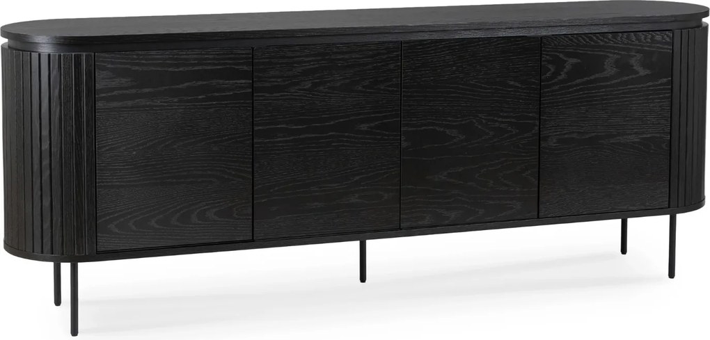 Komoda Beck 200 cm černá