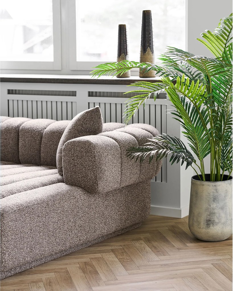House Nordic Pravá rohová pohovka AURORA hnědá 293cm 1301359