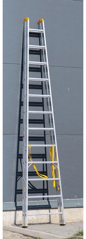 Hliníkové štafle ALVE FORTE, 2x12 příček, výška 3,37 m
