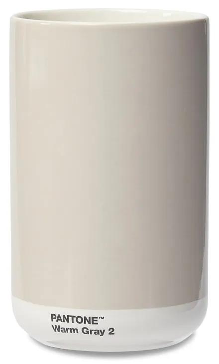 Béžová keramická váza Warm Gray 2 – Pantone